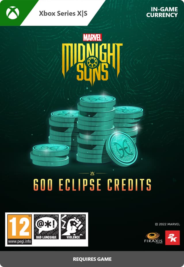 Marvel's Midnight Suns - 600 Eclipse Credits - Xbox Series X,Xbox Seri - Gigantti verkkokauppa