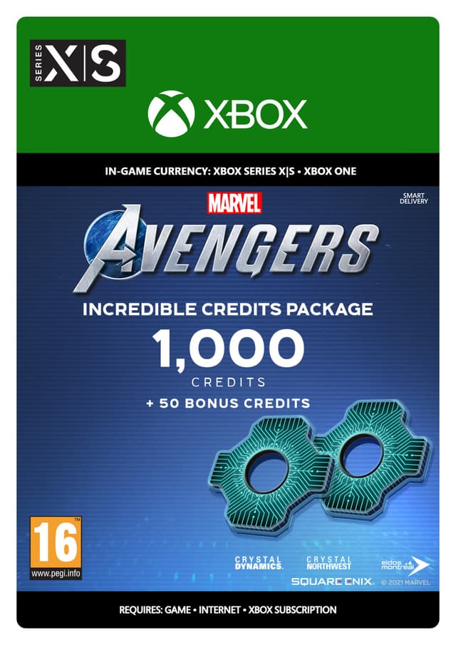 Marvel's Avengers: Incredible Credits Pack - XBOX One,Xbox Series X,Xb ...