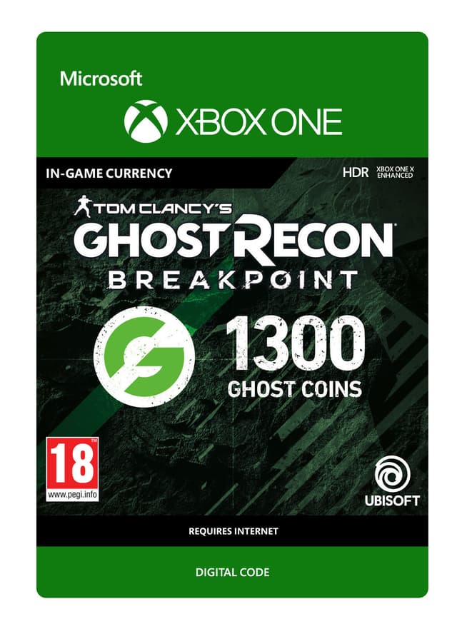 Ghost Recon Breakpoint: 1200 (+100 bonus) Ghost Coins - XBOX One ...