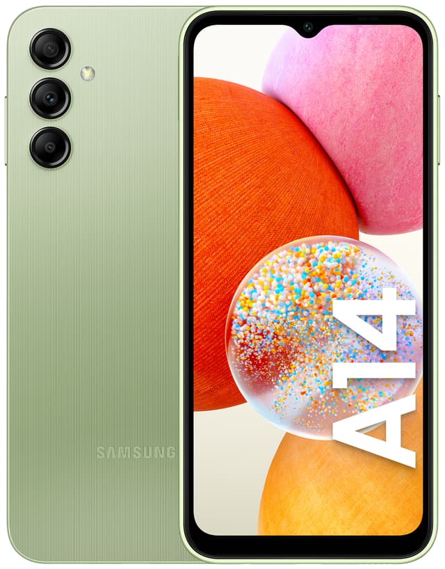 Samsung Galaxy A14 smartphone 4/64GB (grøn) | Elgiganten