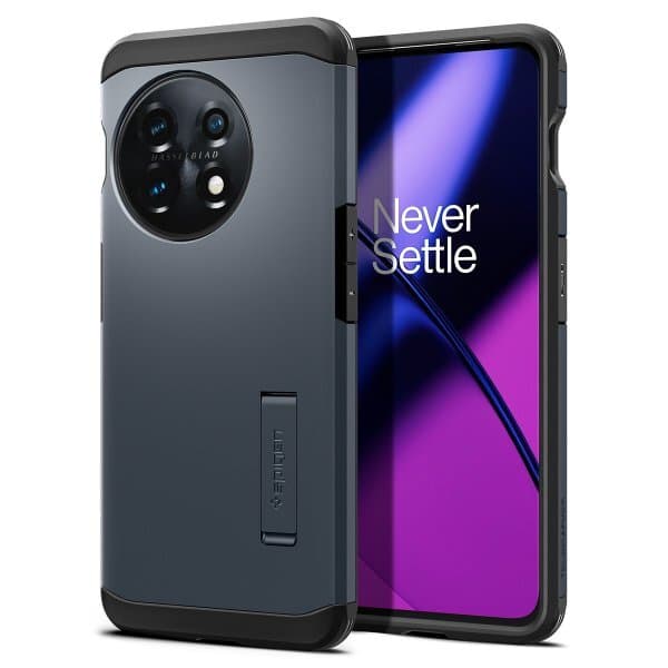 Spigen OnePlus 11 Skal Tough Armor Metal Slate - Elgiganten