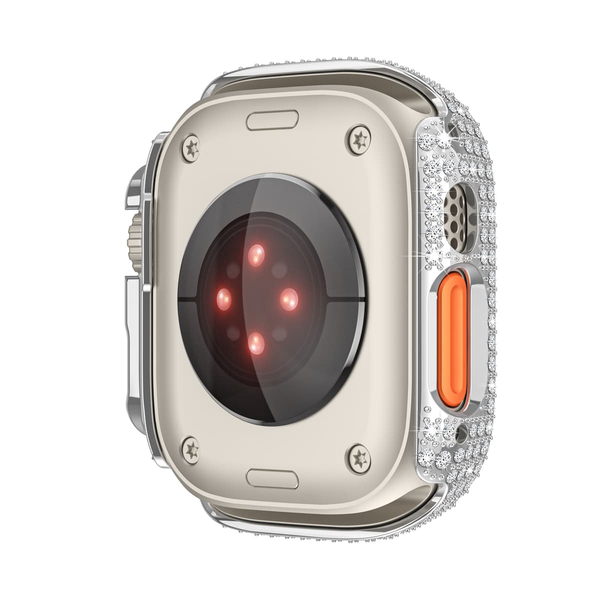Bling Smartwatch Fodral PC Silver 49 mm Apple Watch Ultra - Elgiganten