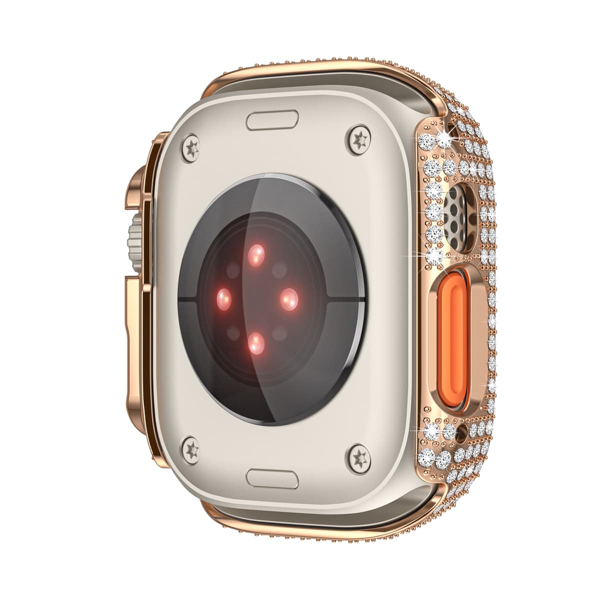 Bling Smartwatch Case PC Rose gull 49 mm Apple Watch Ultra - Elkjøp ...