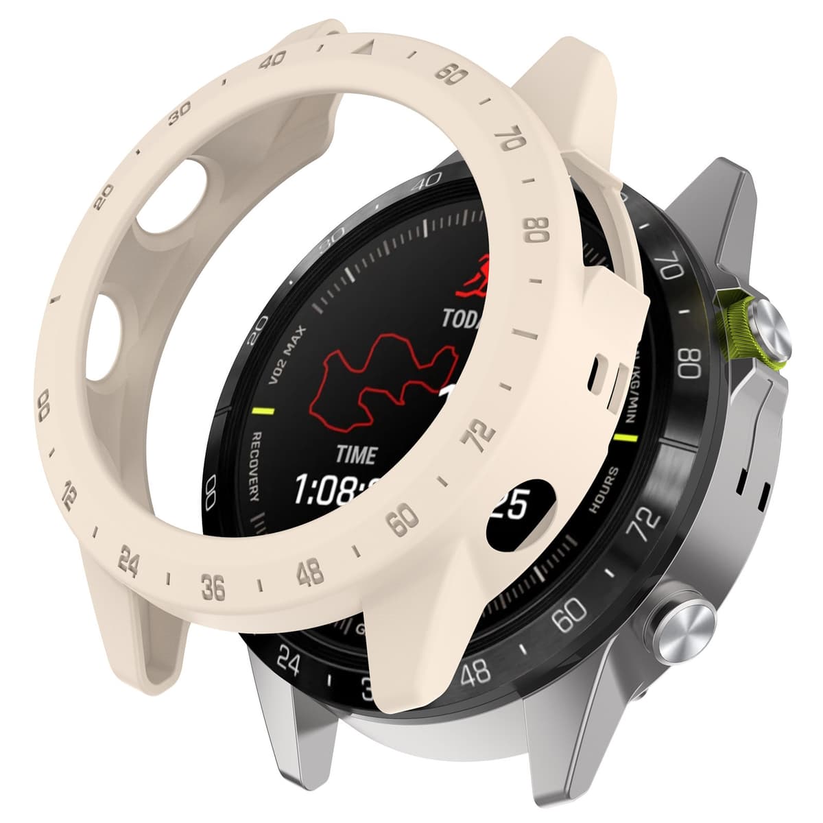 Smartwatch skyddsfodral PC Beige Garmin Marq 2 - Elkjøp
