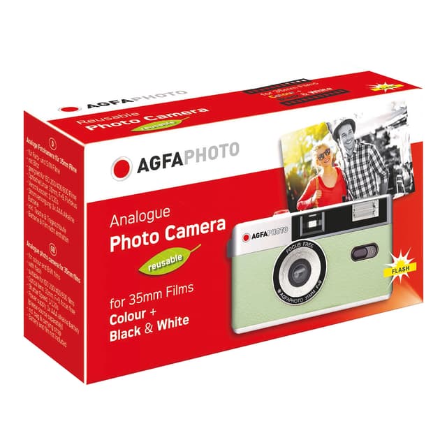 Agfaphoto Reusable Camera 35mm Green - Elkjøp | Elkjøp
