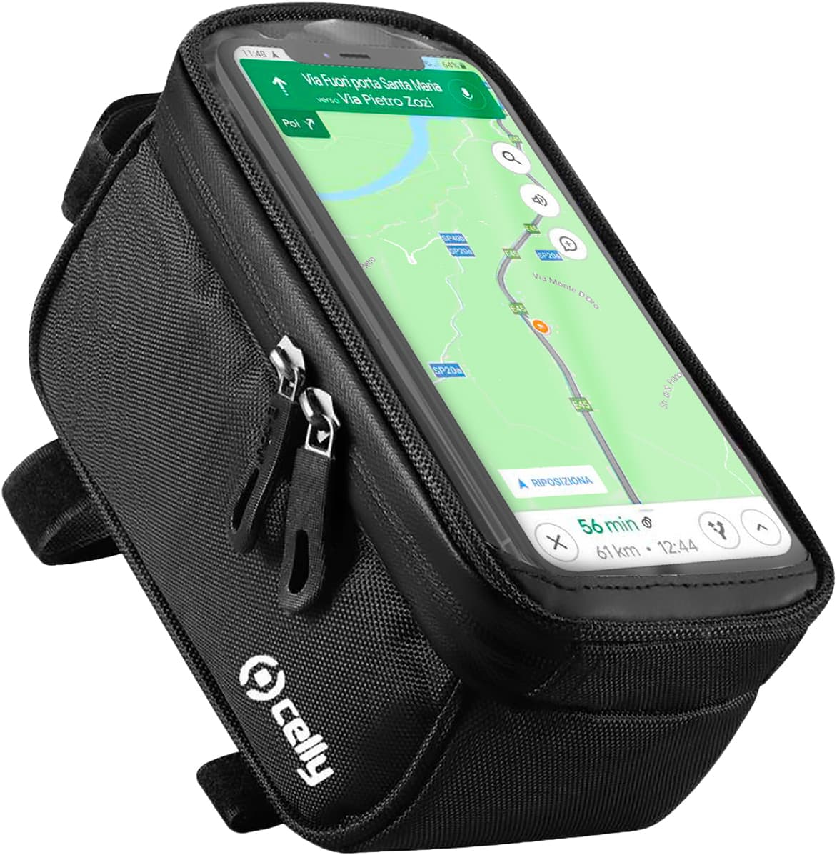 Celly Weather Bike Mobile hållare för cykel (svart) - Elgiganten