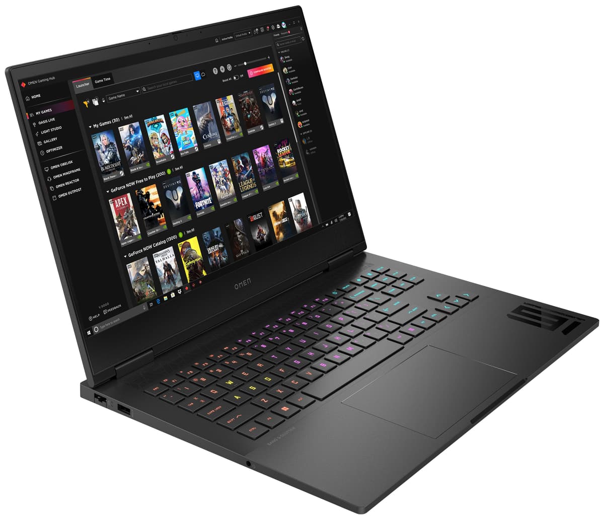 HP Omen 16-wd0828no i7-13/16/512/4060 16" bärbar dator för gaming ...