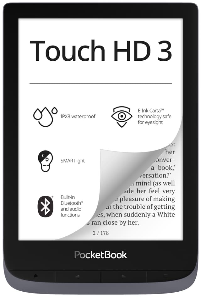Pocketbook Touch HD 3 eBook 16GB (grå) | Elgiganten