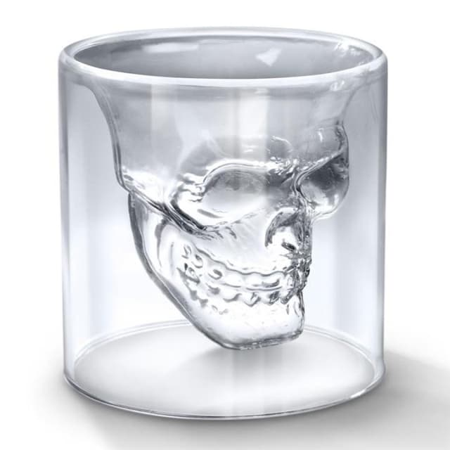 Shotglass med hodeskalle, 75 ml - Elkjøp