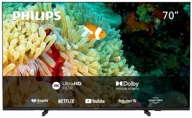 Philips 70” PUS7607 4K LED Smart TV (2022) - Elgiganten - Elgiganten
