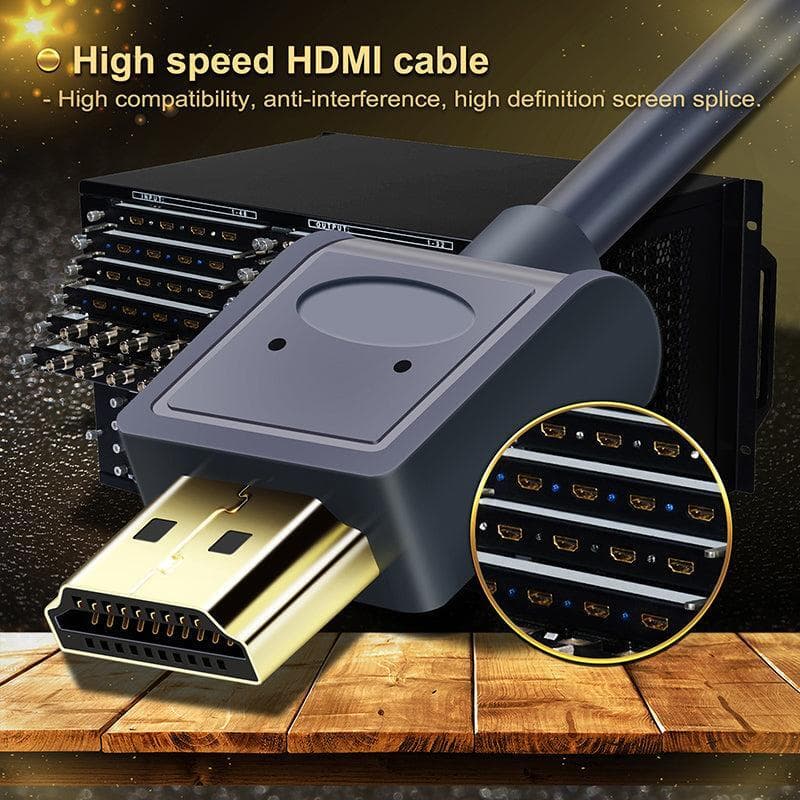 NÖRDIC tynn kabel Høyhastighets HDMI med Ethernet HDMI 2.0 4K60Hz ...