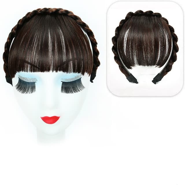 Diadem med lugg Mörkbrun - Elgiganten - Elgiganten