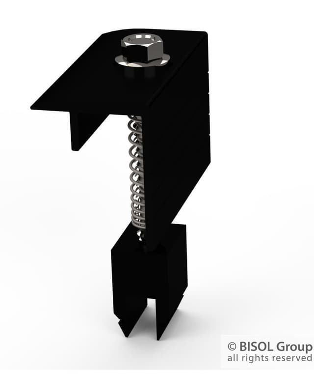 Bisol EasyMount Black End Clamp 35mm - Elkjøp