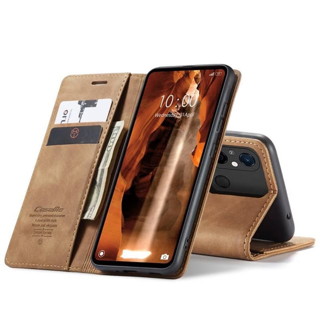 CaseMe Smart Magnet FlipCase Xiaomi Redmi 12C - Brun - Elgiganten
