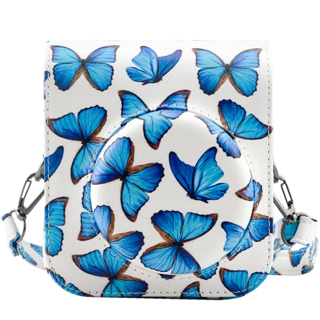 Polaroid Mini 12 Special Model Butterfly Kameraväska Blå - Elkjøp | Elkjøp