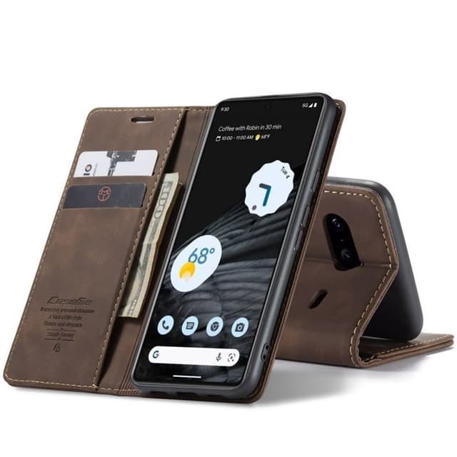 CaseMe Smart Magnet Flipdeksel Google Pixel 7A - Coffee - Elkjøp
