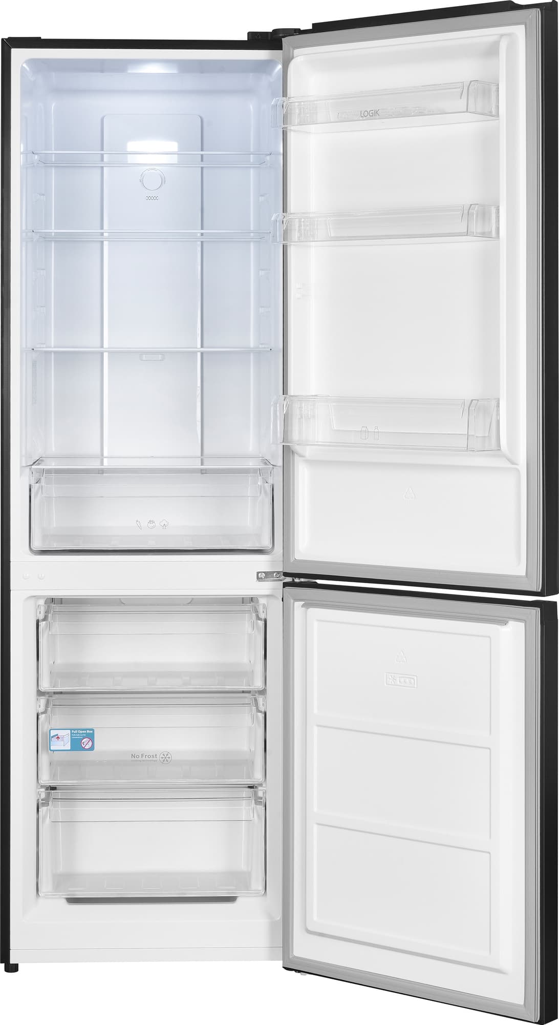 Logik Kyl/Frys LNF186T23E (svart) - Elgiganten