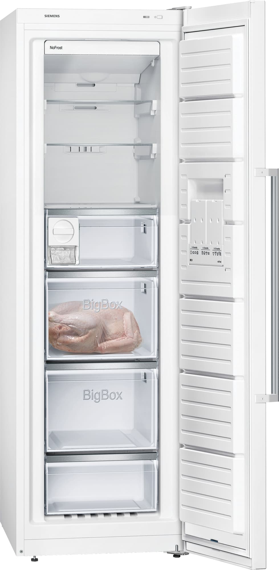 Siemens Fryser GS36NBWEP (Hvit) - Elkjøp | Elkjøp