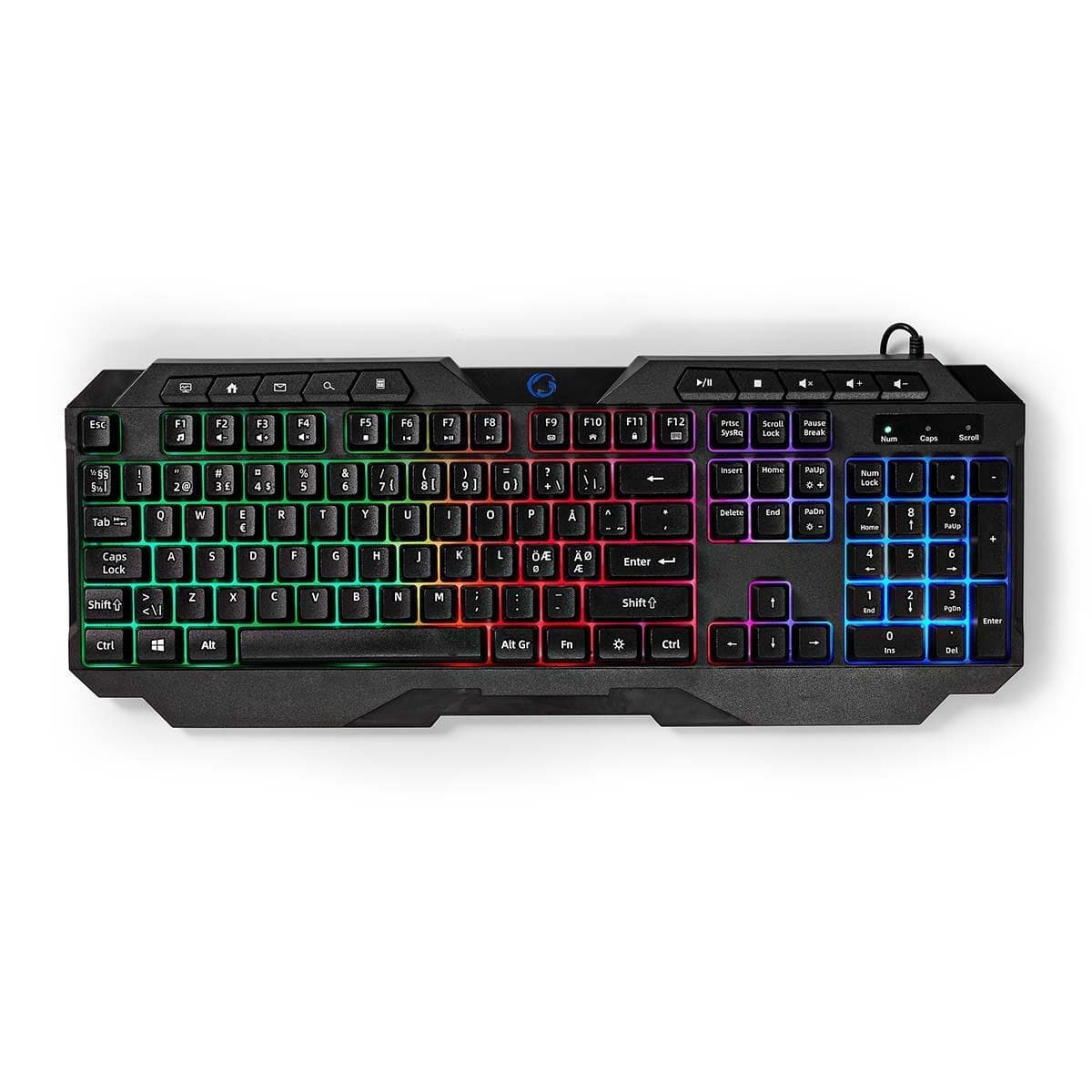 Trådat Gaming-Tangentbord | USB Type-A | Membrantangenter | LED ...