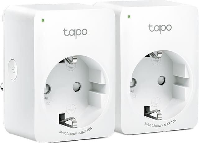 TP-Link Tapo P100 Smart Wi-Fi sokkel (2-pakning) - Elkjøp