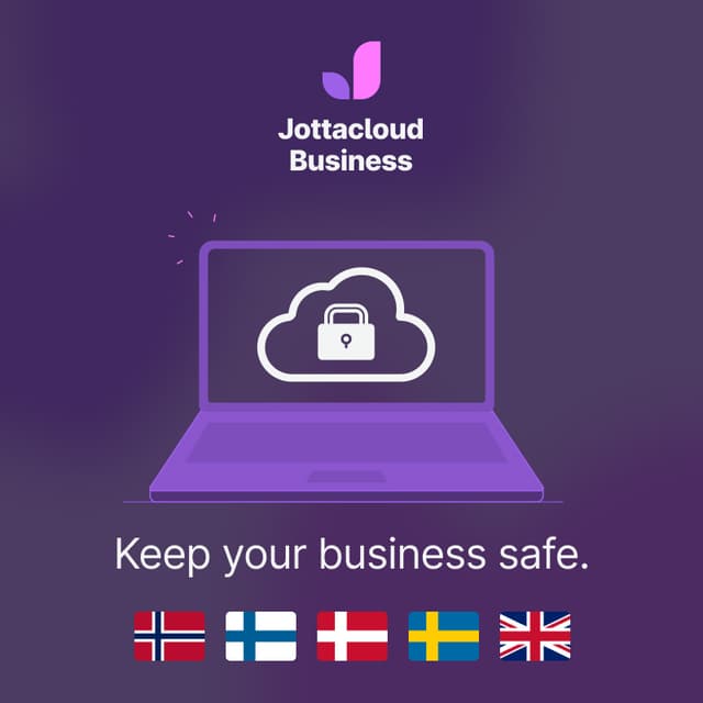 JottaCloud Small - 2 brugere (1+1 måned) | Elgiganten