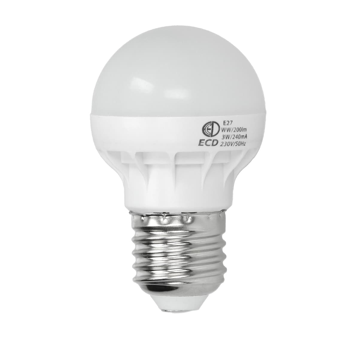 ECD Germany 20 E27 3W LED-lampa | 2800 Kelvin varmvit | 200 lumen | 220-240 | - Elgiganten ...