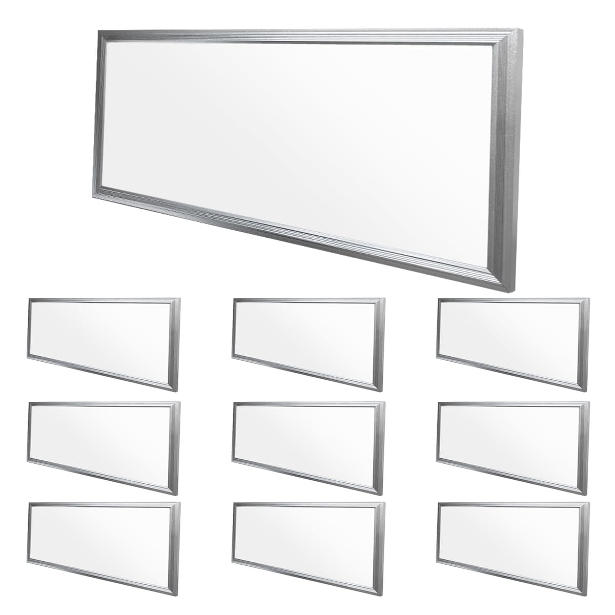 ECD Germany LED-panel 18W - 60 x 30 cm - 10-pack - ultratunn tunn - SMD ...