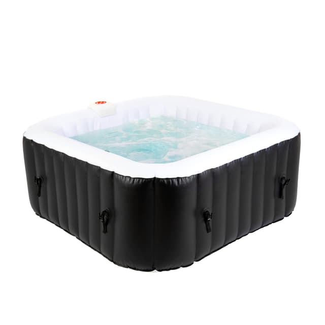 ECD Germany Oppustelig boblebad udendørs til 4 personer, 100 ...