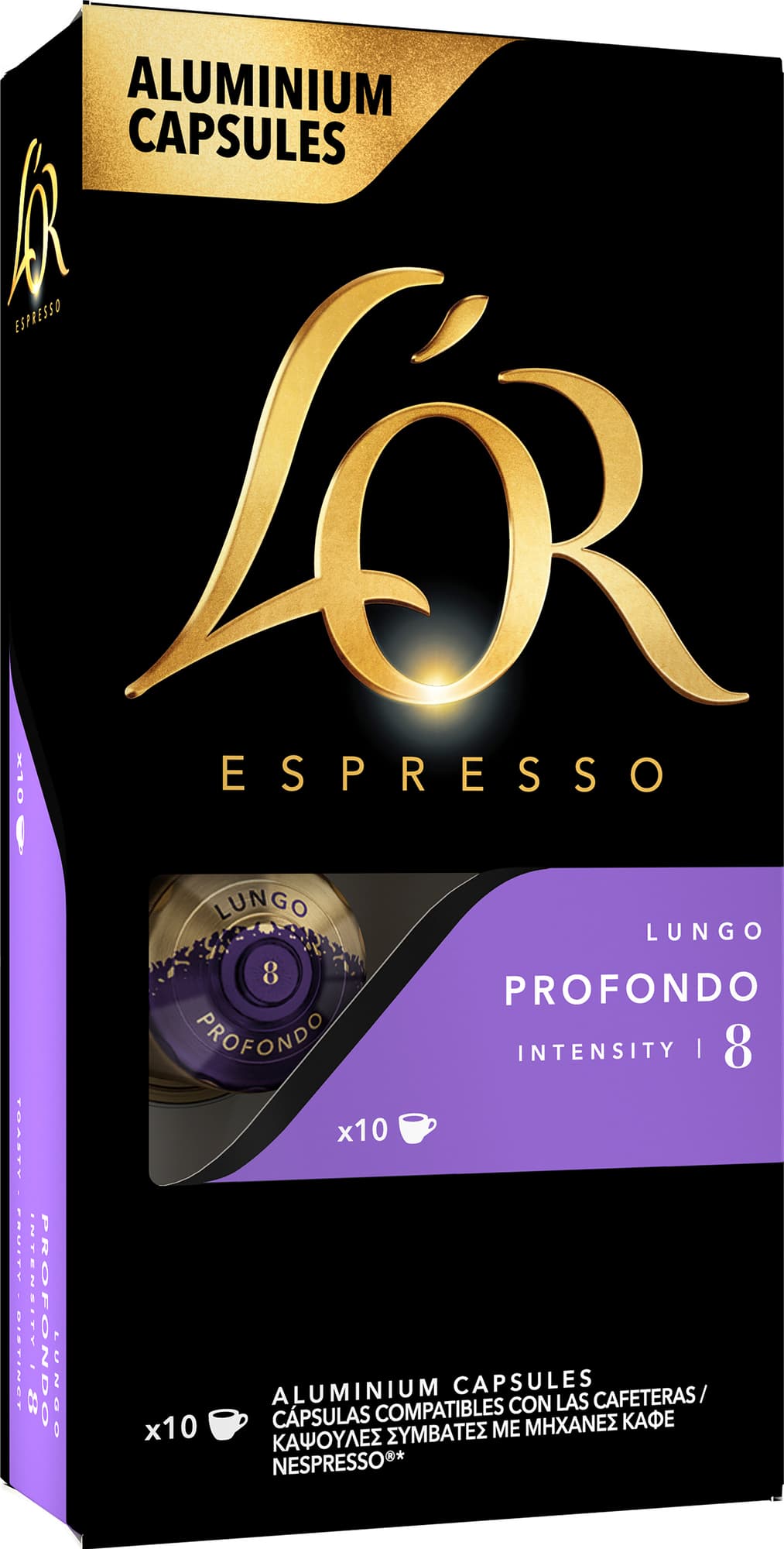 L'Or Lungo Profondo 8 kaffekapslar (10 st) - Elgiganten