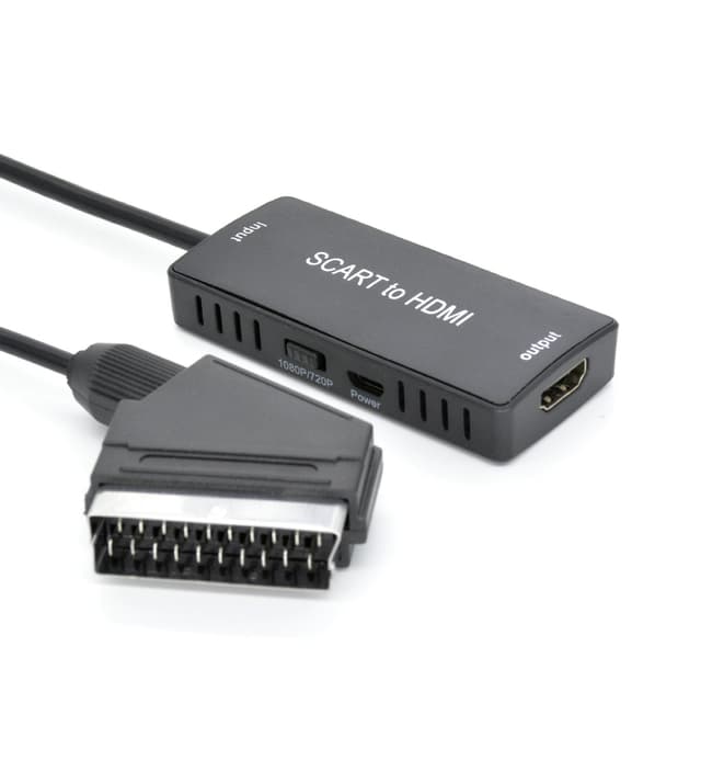Scart til HDMI konverter adapter 1080P | Elgiganten | Elgiganten