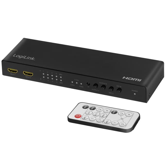 HDMI Matrix-switch 4K/60Hz ARC HDCP HDR CEC - Elgiganten - Elgiganten