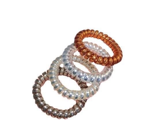 Hår elastikker 10-pakke, metal farvet | Elgiganten | Elgiganten