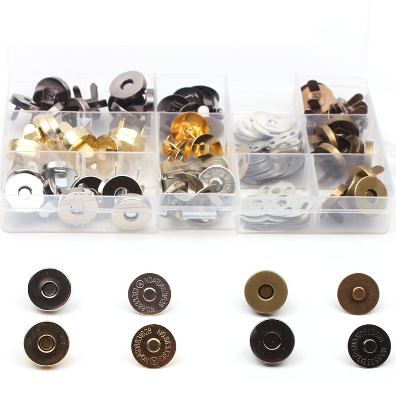 Magnetiske knapper 40-Pak 18 mm - Elkjøp