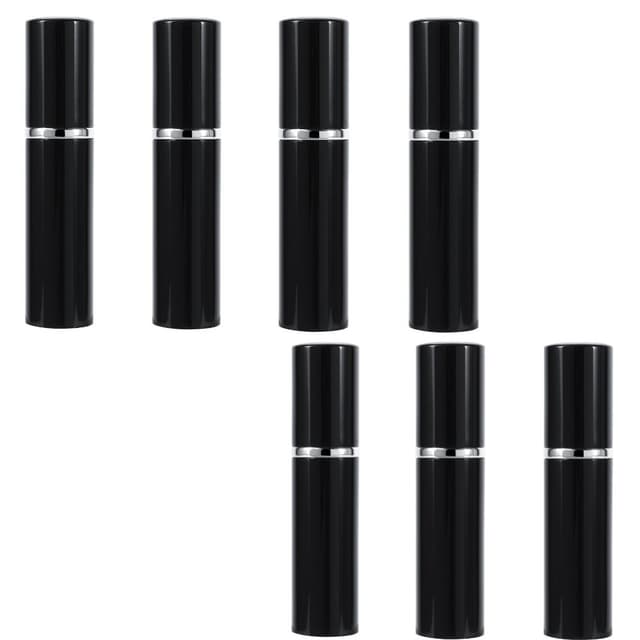 Mini Refillable Parfym Atomizer Bottle 7-pack Sort 10 ml - Elkjøp