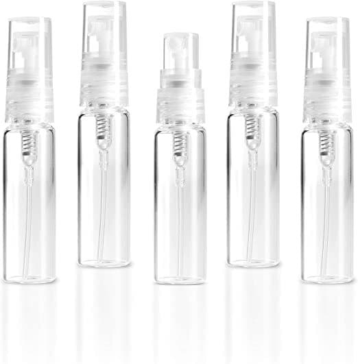 Mini etterfyllbar parfyme sprayflaske glassflaske 5 ml 5-pakning ...