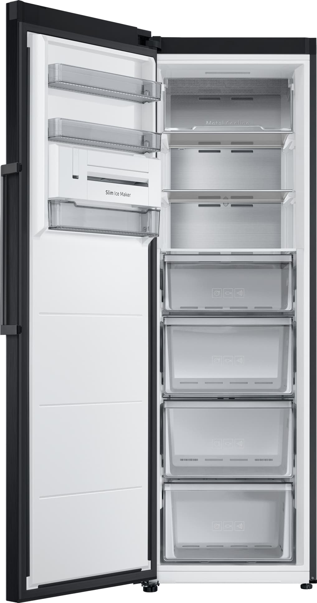 Samsung Frysskåp RZ32C7CB6B1/EF (svart) - Elgiganten
