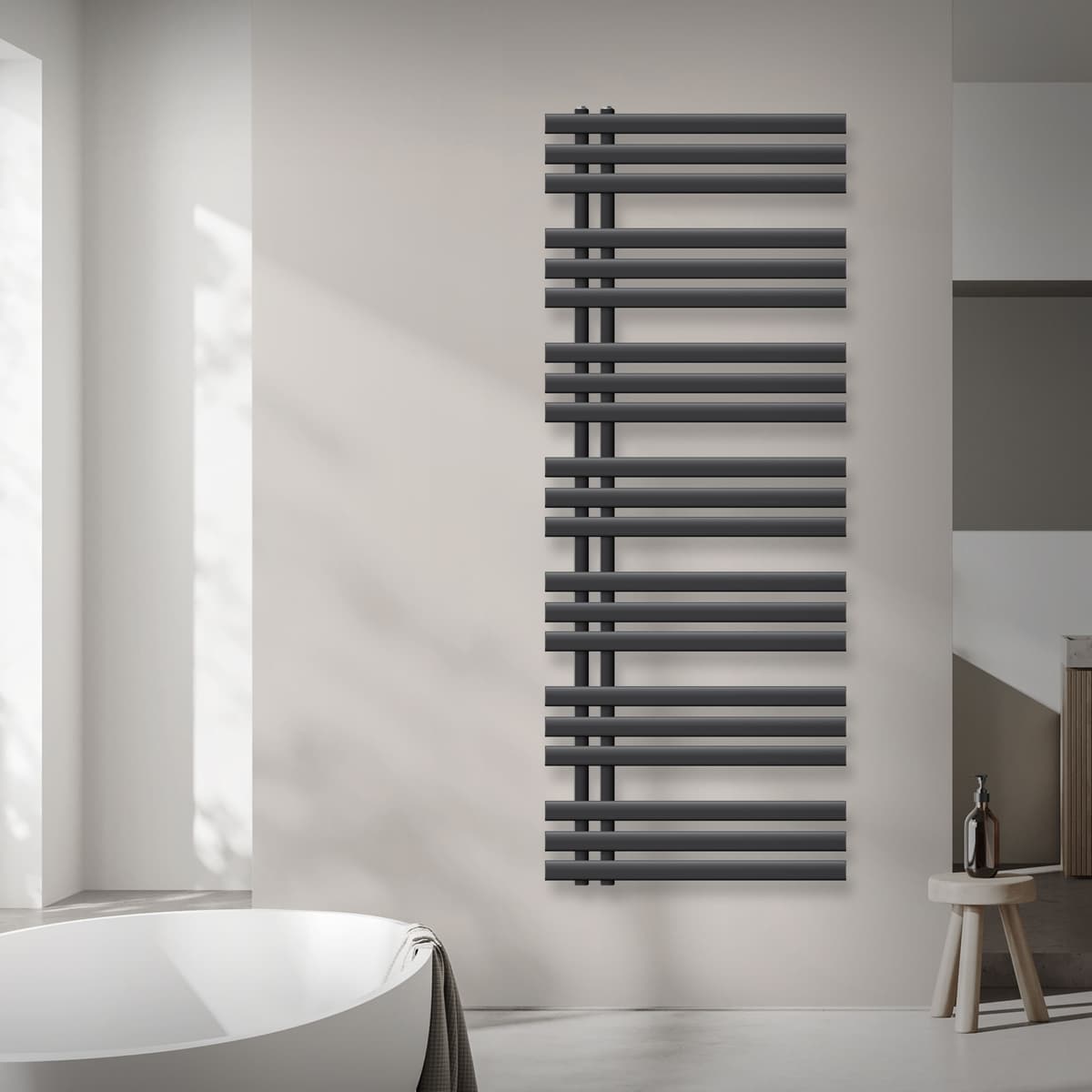 Elradiator 600X1600 mm Antracit Iron EM 1200W - Elgiganten