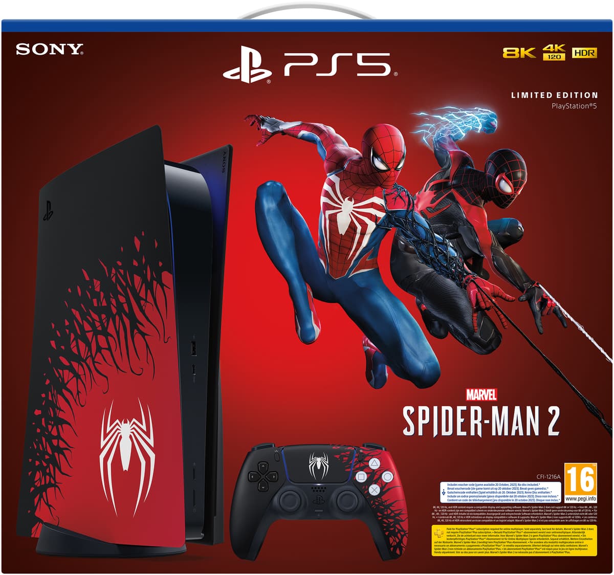 PlayStation 5 + Marvel's Spider-Man 2 Limited Edition pakke - Elkjøp