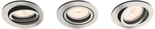 Philips Donegal taklampa GU10 3-pack (silver) - Elgiganten
