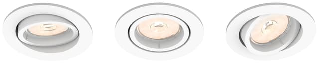 Philips Donegal Ceiling armatur GU10 3-pak (hvid) | Elgiganten
