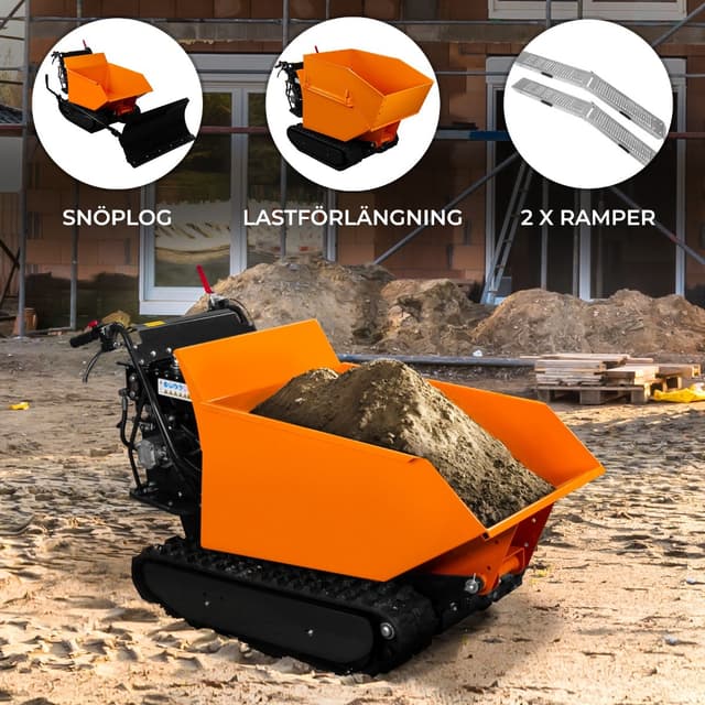 Mini dumper elektrisk gaffeltruck med hydraulisk tipp - Elkjøp