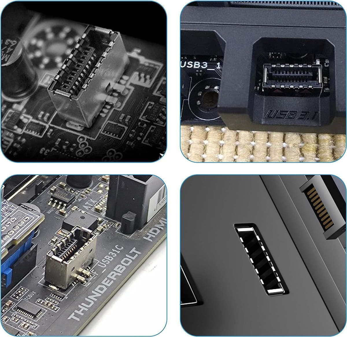 NÖRDIC USB Type-E til 20 pins USB header adapter 30cm - Elkjøp