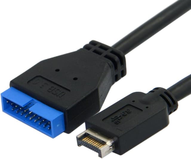 NÖRDIC USB Type-E to 20 pin USB header adapter 30cm - Elgiganten ...