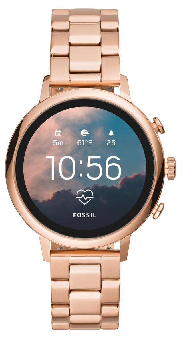 Fossil Q Venture Gen. 4 smartklokke (rosegull) - Elkjøp | Elkjøp