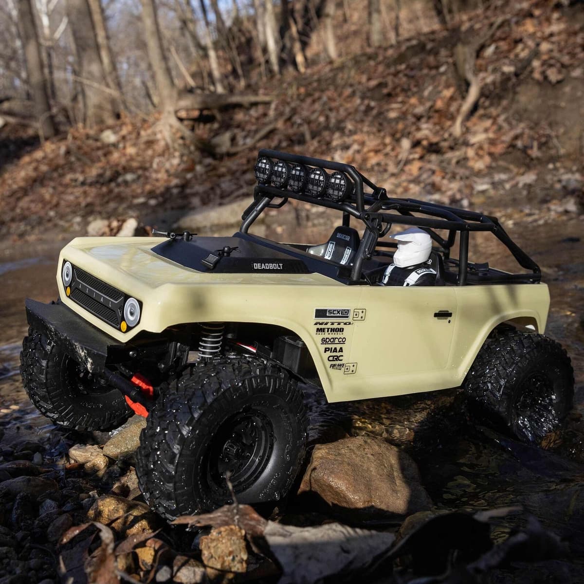 Axial SCX10 II Deadbolt 4WD RTR Tan - Elkjøp | Elkjøp