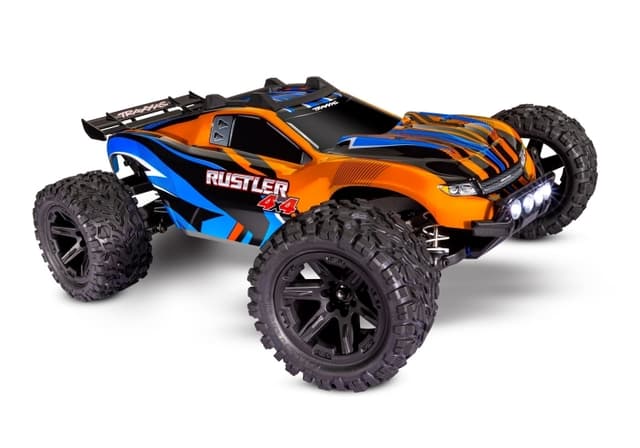 Traxxas Rustler 4x4 XL-5 RTR TQ Orange - Komplett - Elkjøp | Elkjøp