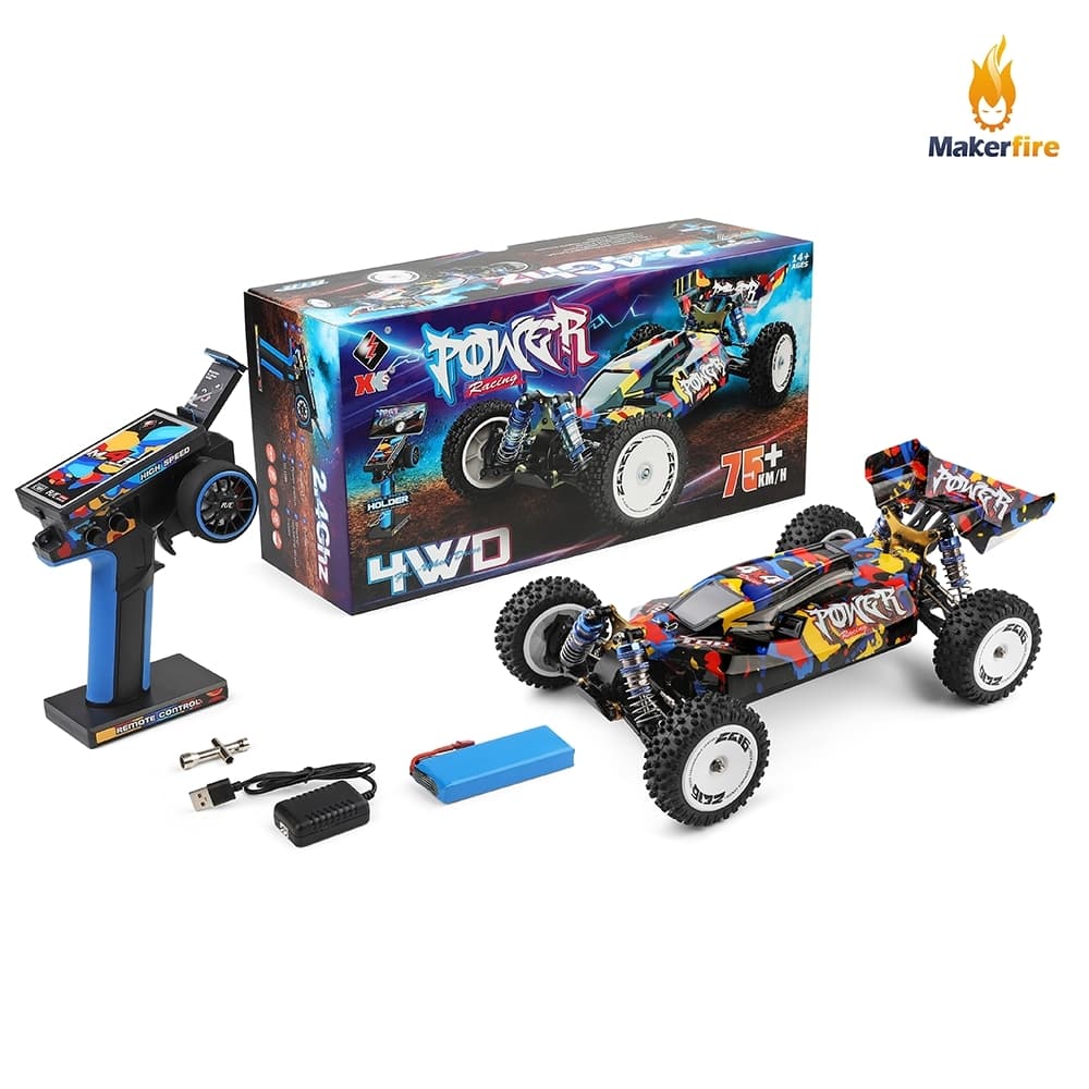 WLToys Buggy 124007 Power 1/12 4WD Børsteløs V2 - Elkjøp