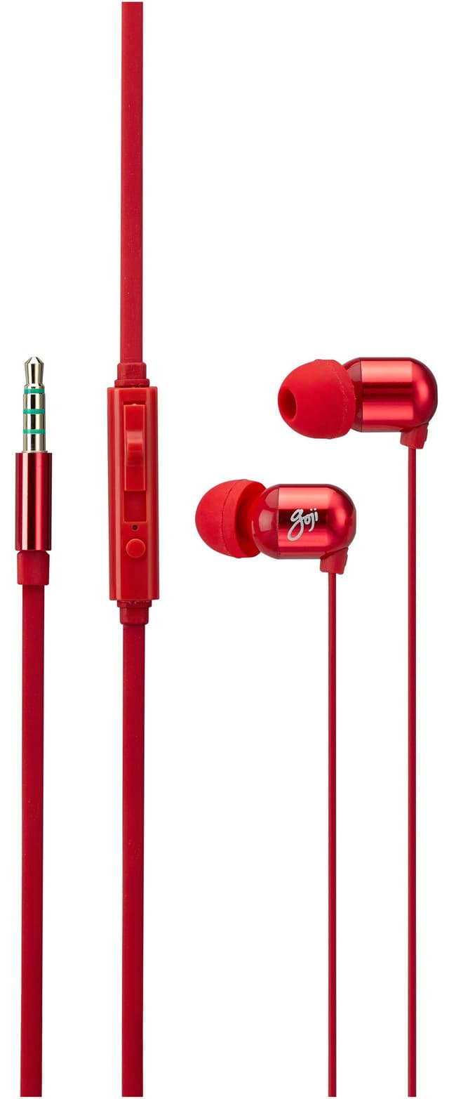 Goji Hörlurar G4PLUGCR14 (röd) - Elgiganten - Elgiganten