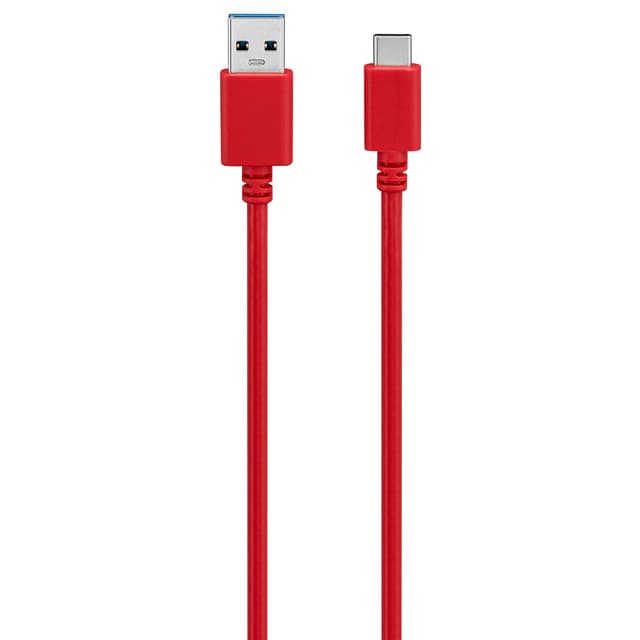 Goji USB A-C kabel 2 m (röd) - Elgiganten - Elgiganten