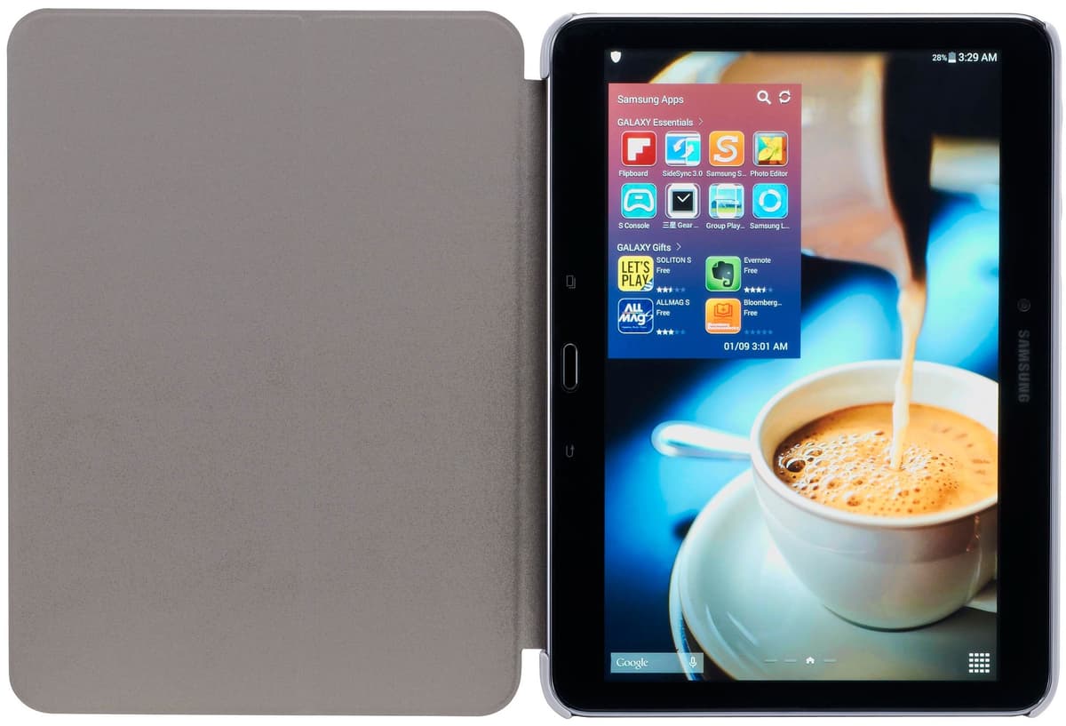 Goji Galaxy Tab 4 10.1" snap-on deksel (hvit) - Elkjøp
